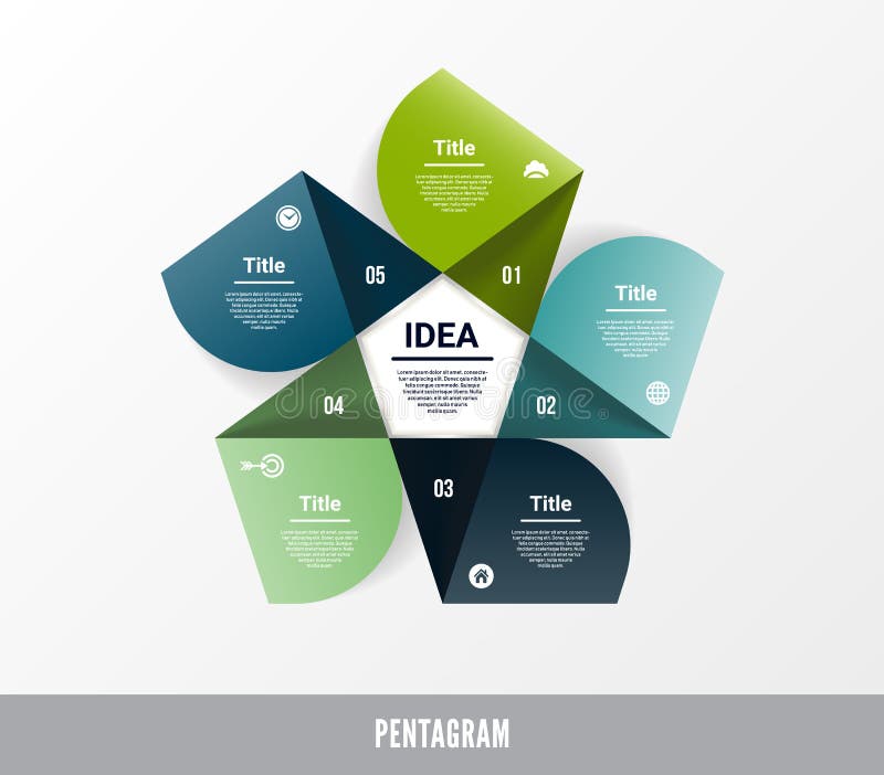 Vector Pentagon Infographic. Template for Diagram, Graph, Presentation ...