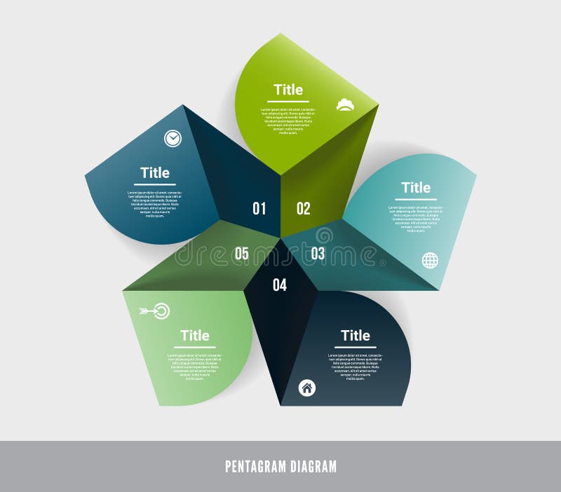 Vector Pentagon Infographic. Template for Diagram, Graph, Presentation ...
