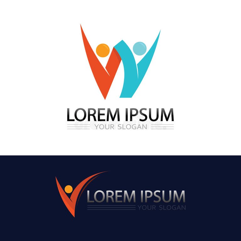 Vector People Circle Logo for Cooperative Community and Group ...