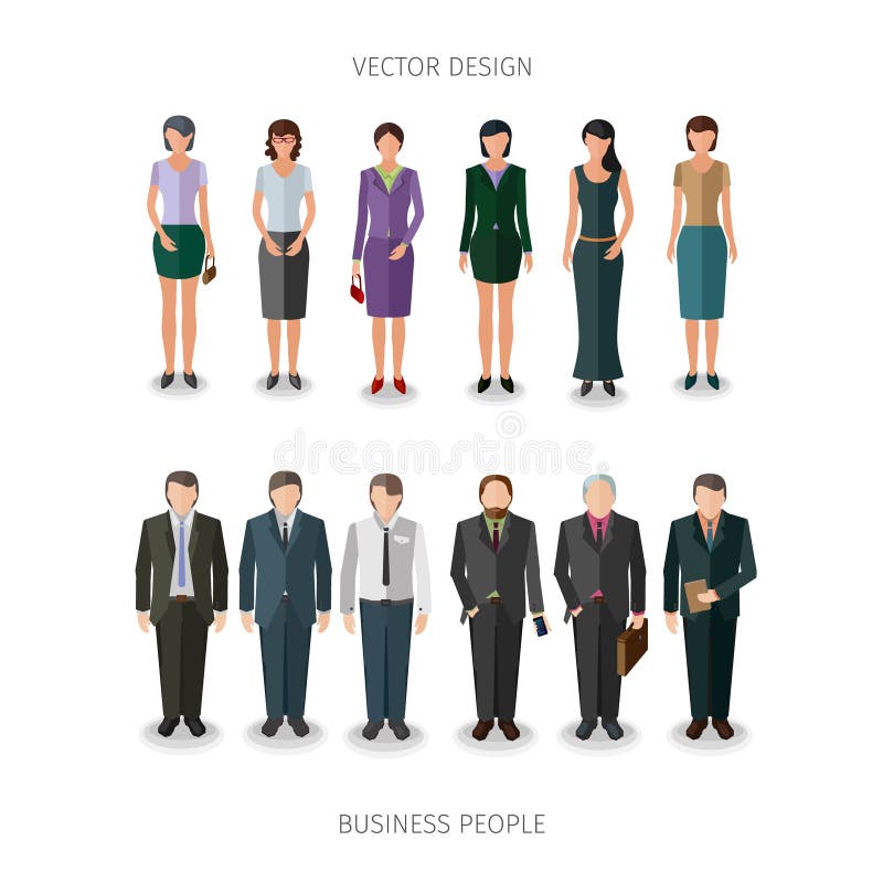 Vector people collection stock vector. Illustration of female - 65548786