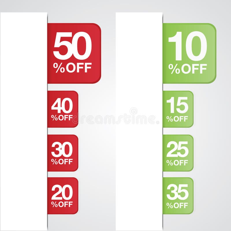 Take an Extra Sale coupons stock vector. Illustration of paper - 46714361