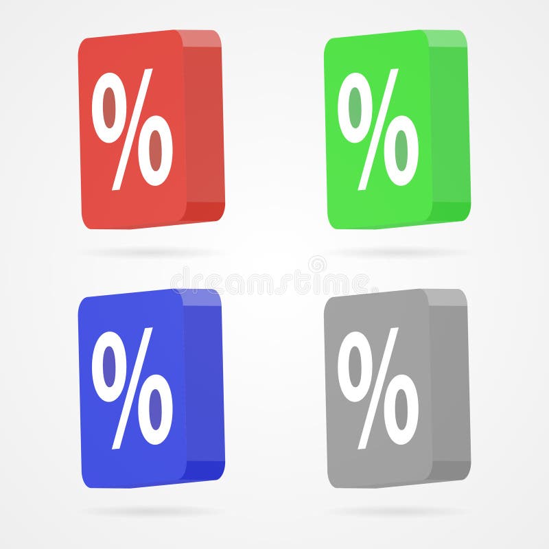 Vector percentage icon stock illustration. Illustration of text - 38046832