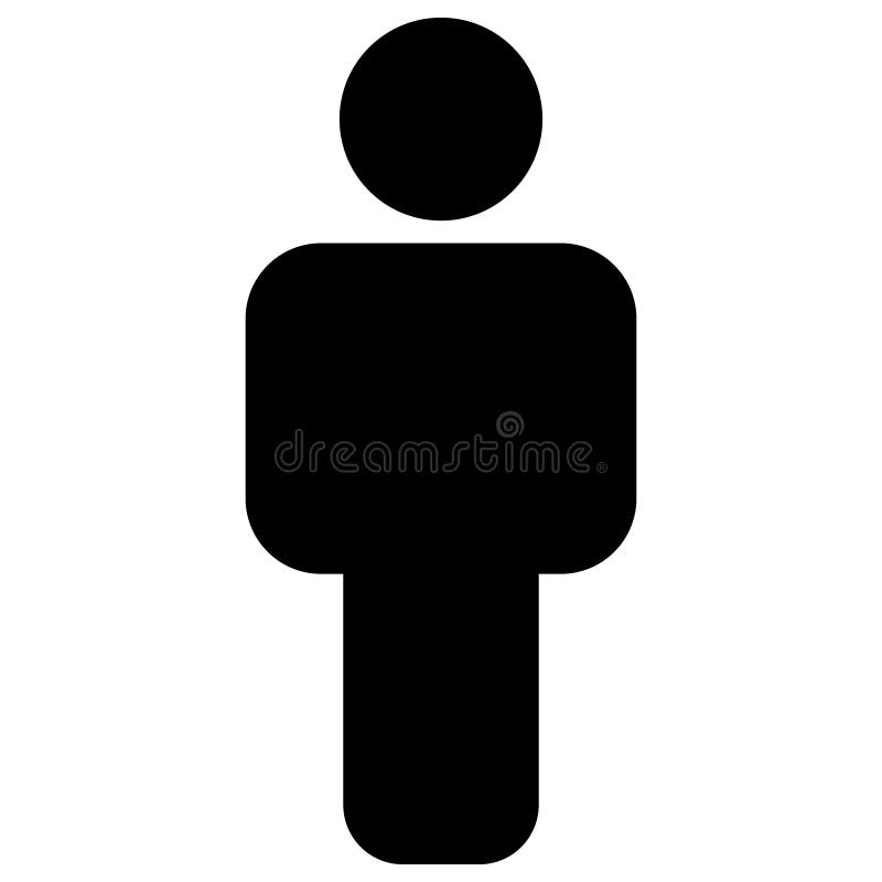 Vector Person Flat Icon Symbol Stock Vector - Illustration of simple ...