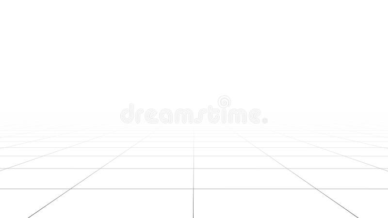 Vector Perspective Gradient Grid. Detailed Lines Forming an Abstract ...