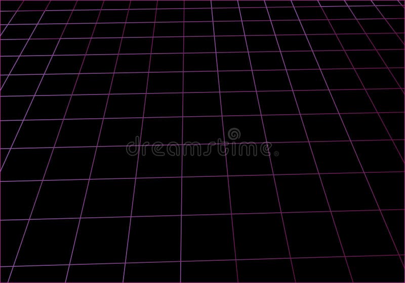 Vector Perspective Grid. Abstract Mesh Background. Polygonal Mountains ...