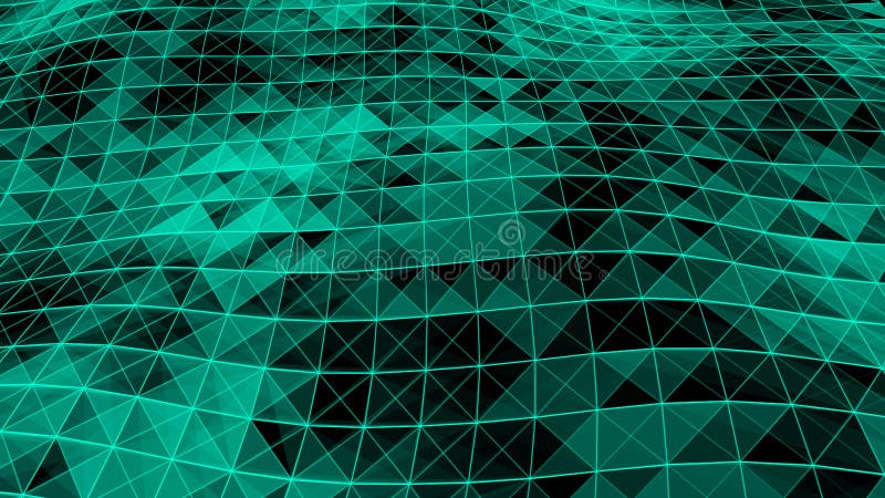 Vector Perspective Grid. Detailed Lines on Background.Wave with Many ...
