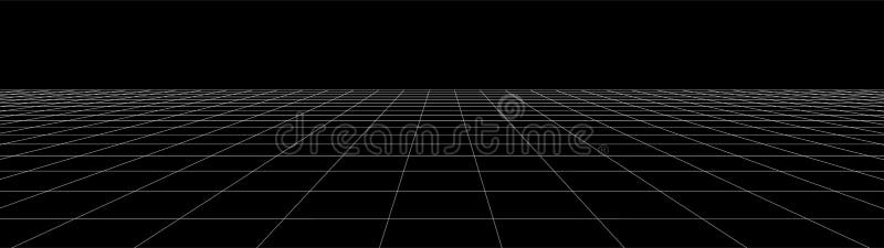 Vector Perspective Grid. Detailed Lines Forming an Abstract Background ...