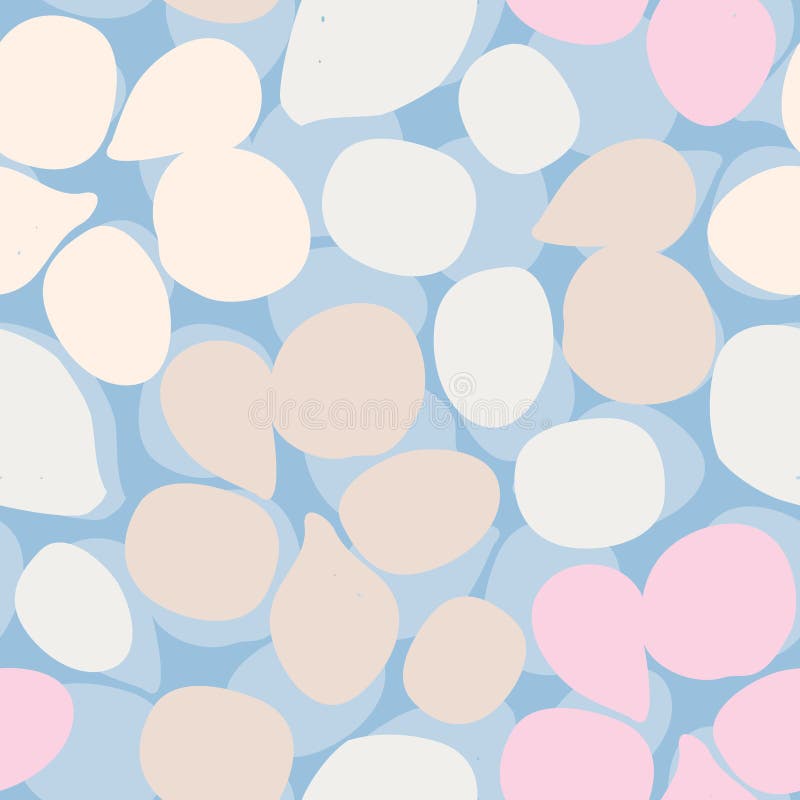 Vector Petals Seamless Pattern Stock Vector - Illustration of paint ...