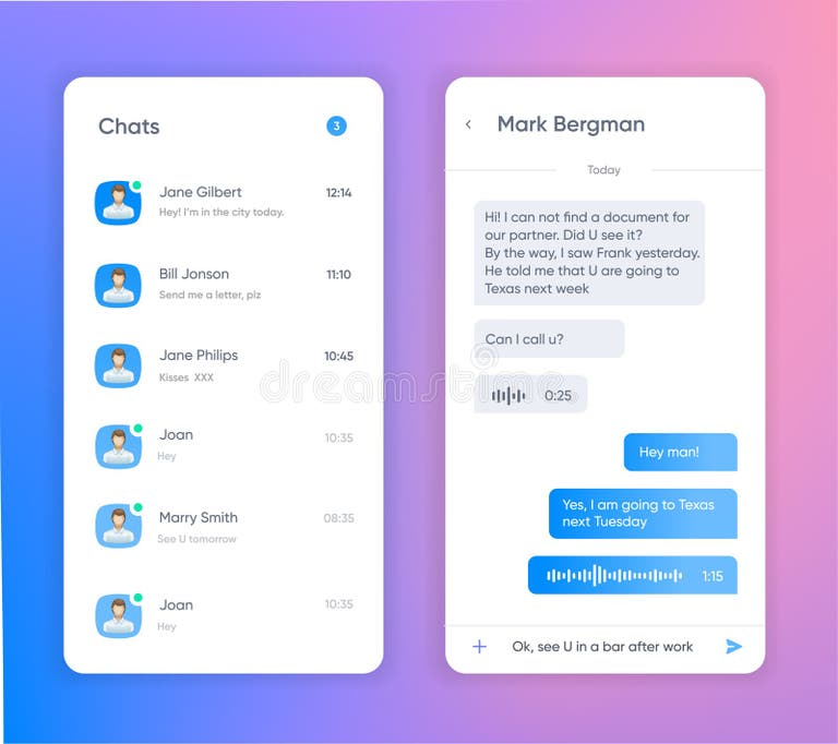 Whatsapp Message Bubbles Stock Illustrations – 68 Whatsapp Message ...