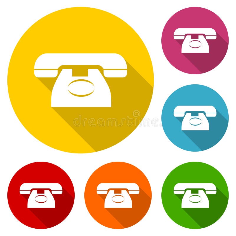 Vector phone icon set stock vector. Illustration of label - 83732212
