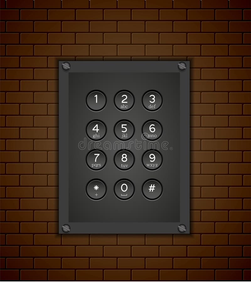 Keypad stock illustration. Illustration of digital, connection - 25195245