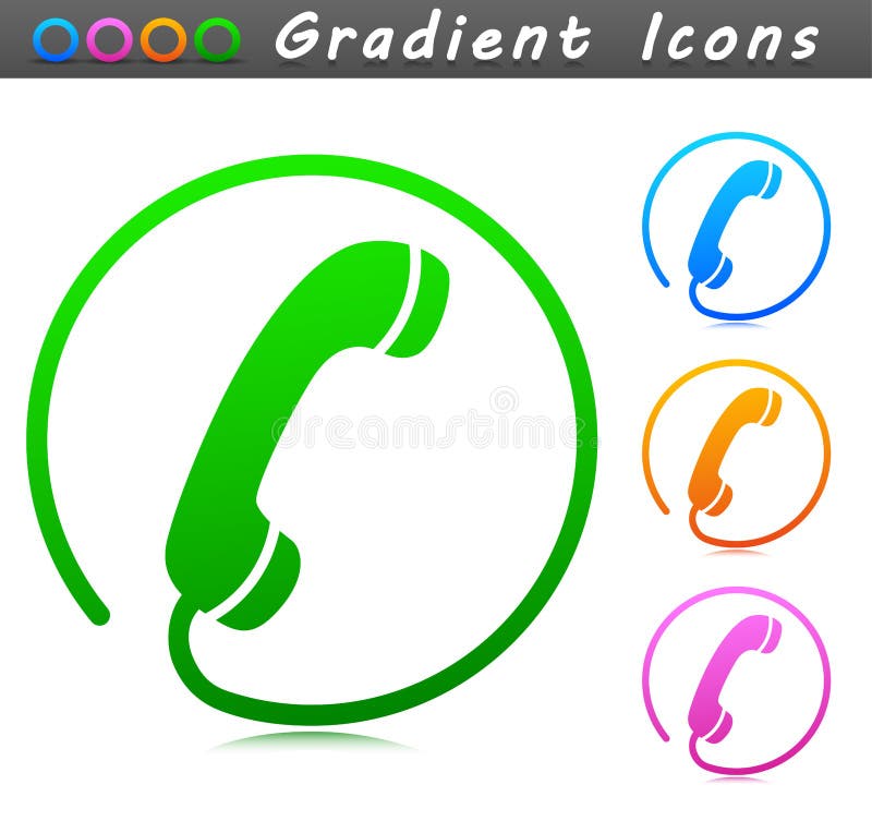 Vector Phone Symbol Icon Design Stock Vector - Illustration of line ...