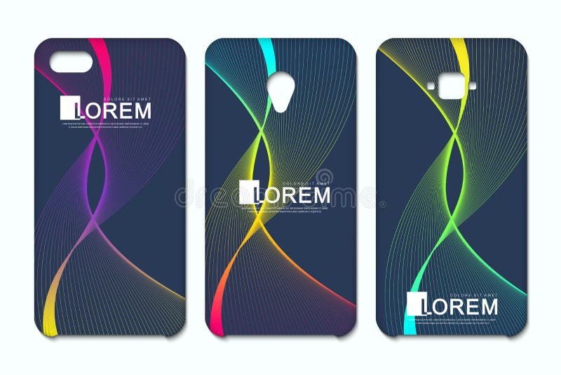 Vector Phone X Wallpaper Collection. Geometric Abstract Background ...