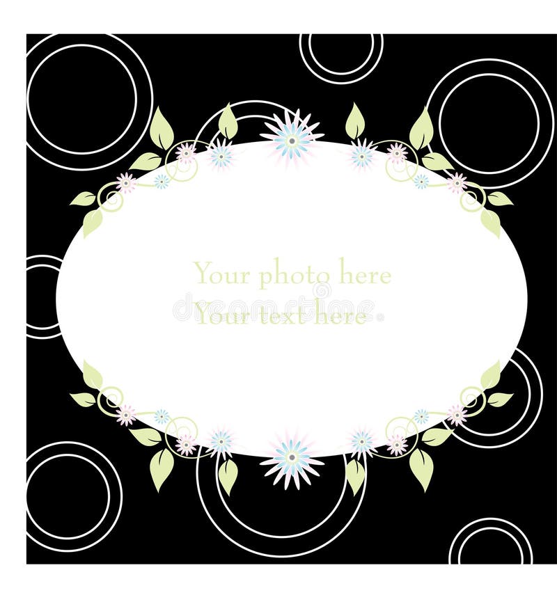 Vector photo frame stock vector. Illustration of luxury - 9554028