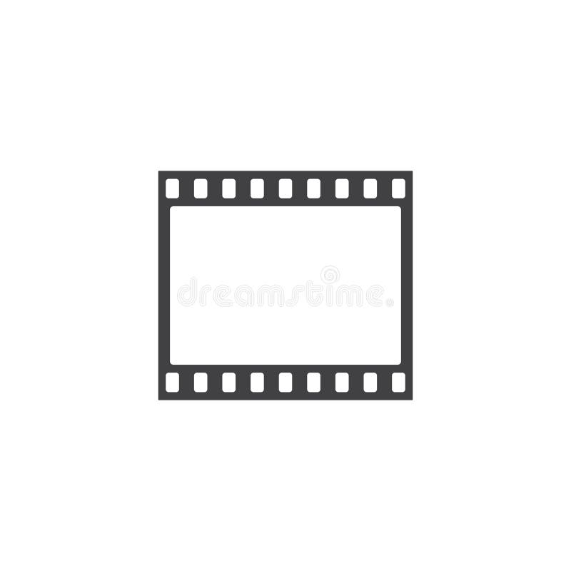 Vector photo frame icon stock vector. Illustration of 35mm - 98716340