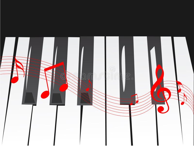 Piano Keyboard Gold Background Stock Vector - Illustration of ivory ...