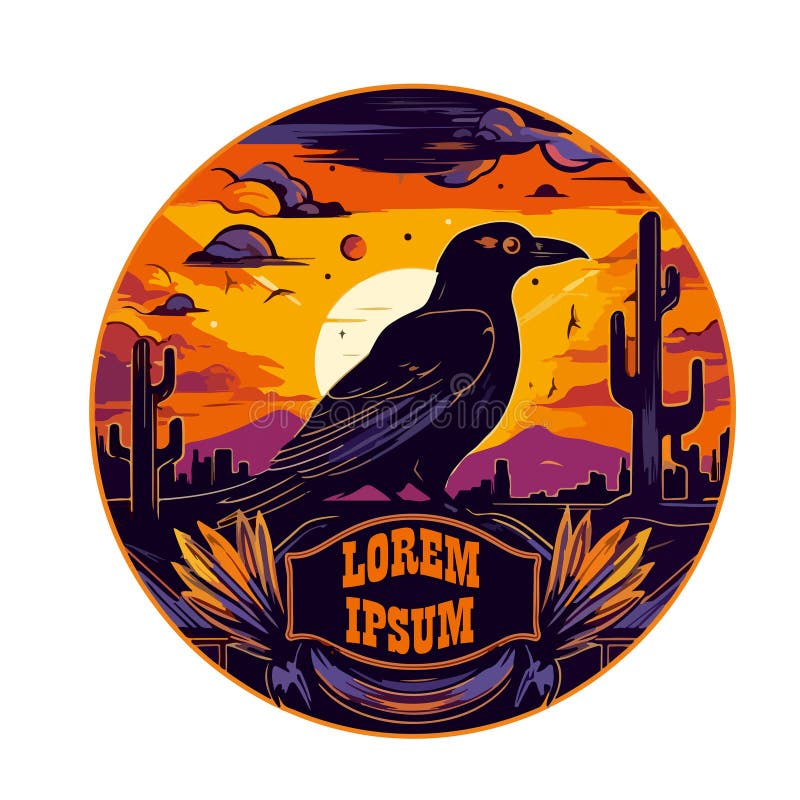 Crow Sunset Stock Illustrations – 309 Crow Sunset Stock Illustrations ...