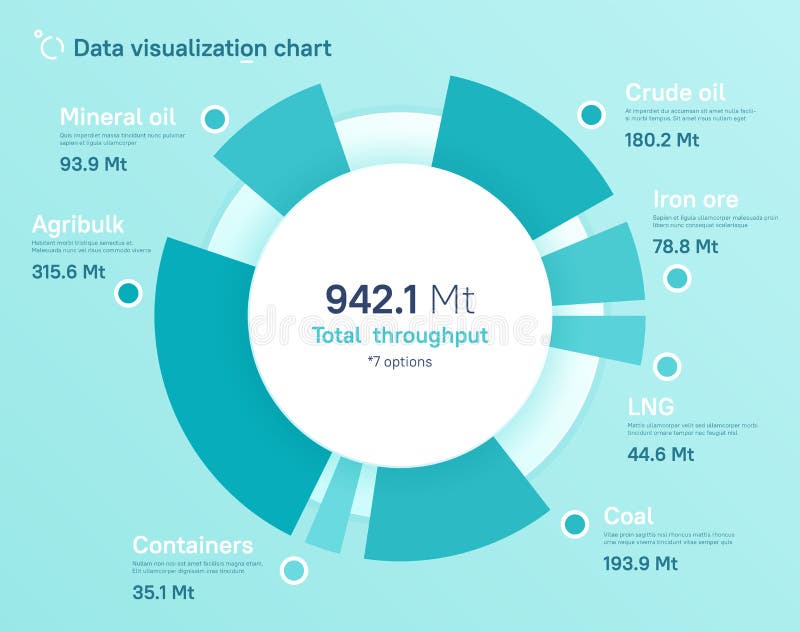 Vector Pie Chart Design, Modern Template for Creating Infographics ...