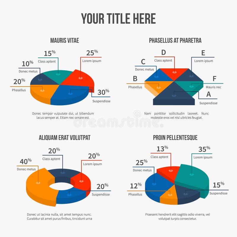 Presentation Infographics Charts for Finance Stock Vector ...
