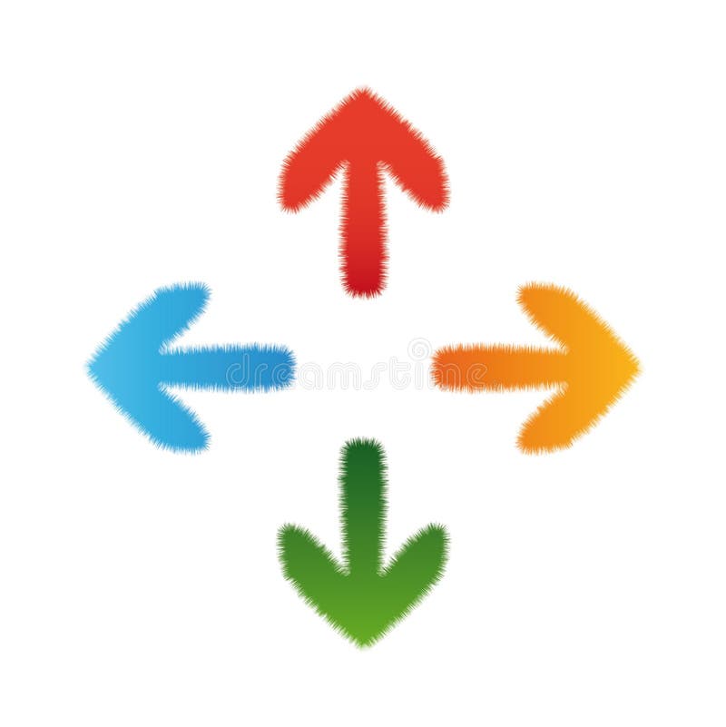 Vector pijlen stock illustratie. Illustration of onderaan - 29573766