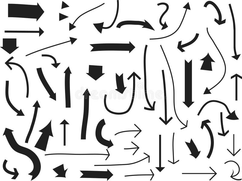 Vector pijlen vector illustratie. Illustration of vormen - 49198760
