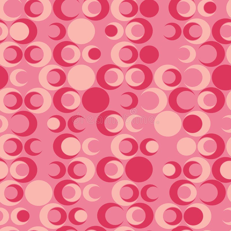 Vector Pink Geometric Abstract Seamless Pattern Background. Perfect for ...