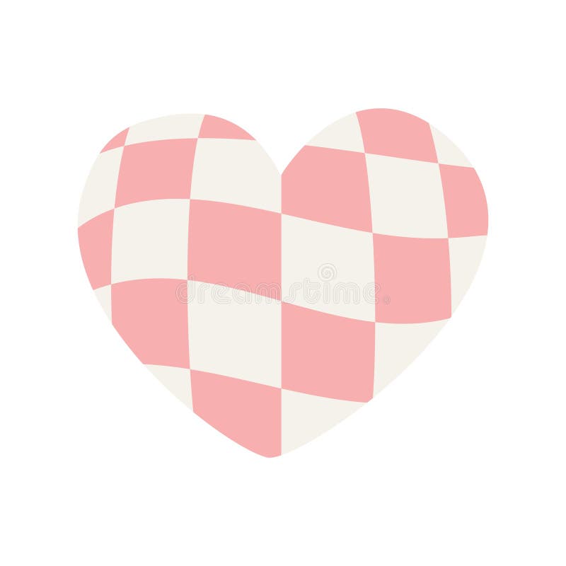 Groovy Checkered Seamless Pattern Stock Illustration - Illustration of ...