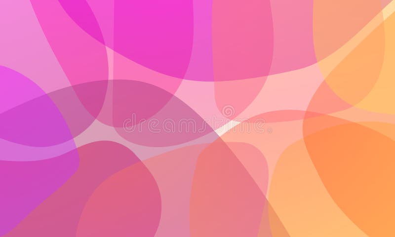 Vector Pink Orange Geometric Circular Abstract Simple Background Stock ...