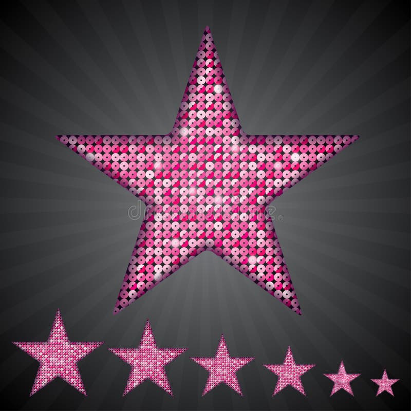 Pink Sequin Background. Square Frame. Eps 10. Stock Vector ...