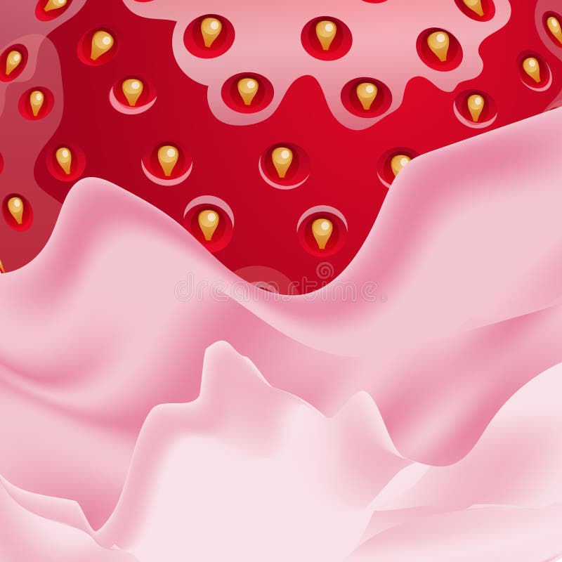 Vector Strawberry Milk Close Up View Stock Illustrations – 3 Vector ...