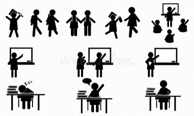 Stick Figure Teacher Stock Illustrations – 454 Stick Figure Teacher ...