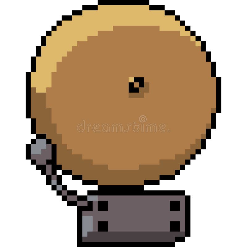 Vector Pixel Art Alarm Ring Stock Vector - Illustration of vector ...