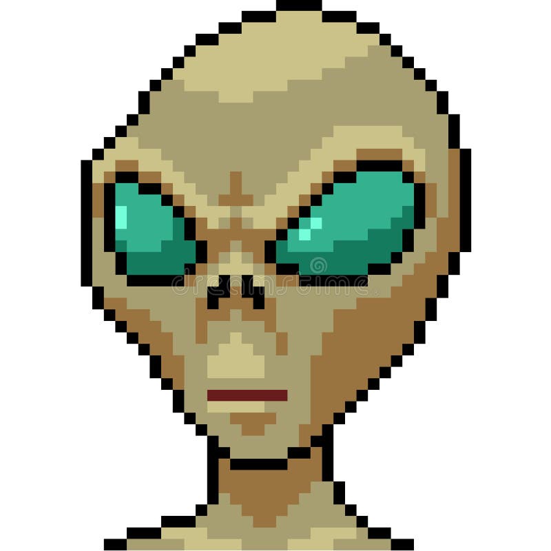 Vector pixel art alien stock vector. Illustration of icon - 127362064 Vector pixel art alien stock vector. Illustration of icon - 127362064