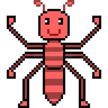 Ant Pixel Art Stock Illustrations – 83 Ant Pixel Art Stock ...