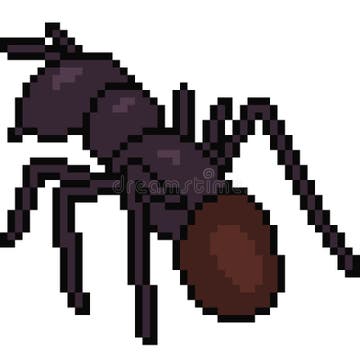 Ant Pixel Art Stock Illustrations – 80 Ant Pixel Art Stock ...