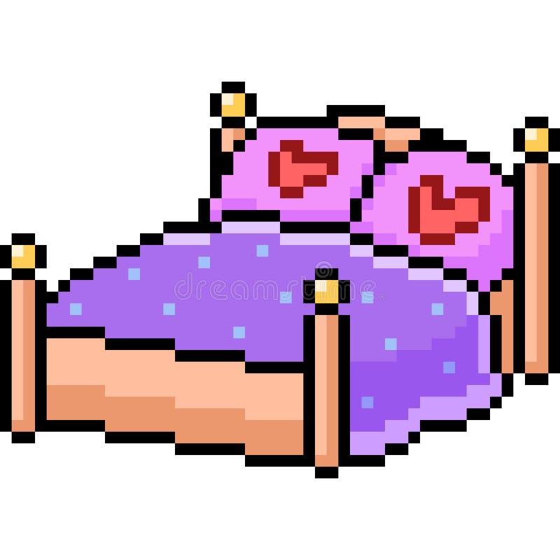 Vector Pixel Art Bed Romance Stock Vector - Illustration of pixel ... Vector Pixel Art Bed Romance Stock Vector - Illustration of pixel ...