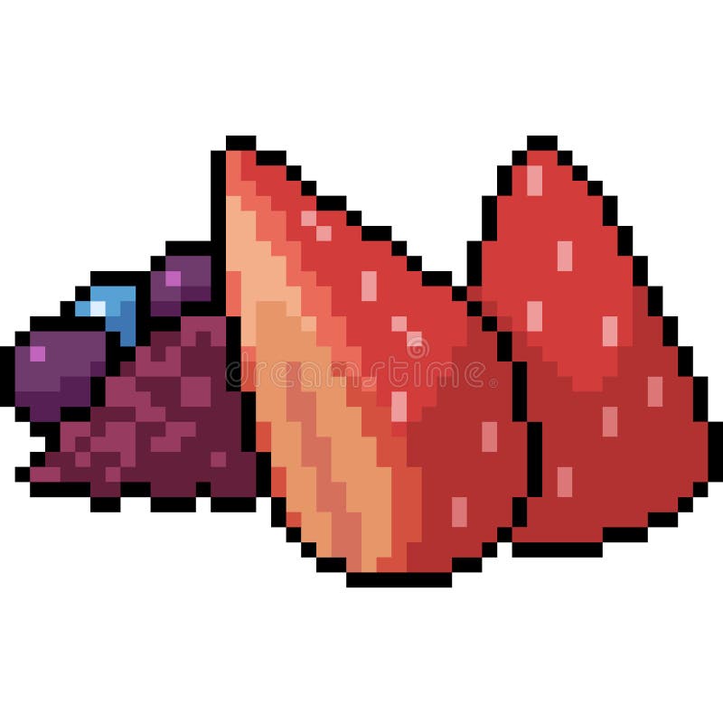 Pixel Art Berry Stock Illustrations – 442 Pixel Art Berry Stock ...
