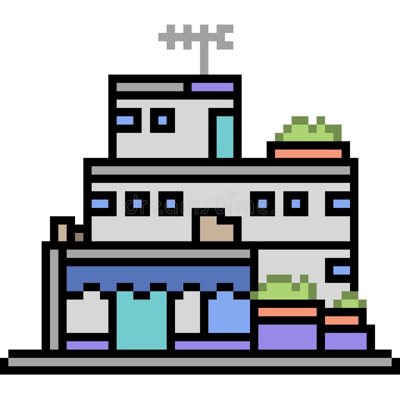 Pixel Building Stock Illustrations – 10,219 Pixel Building Stock ...