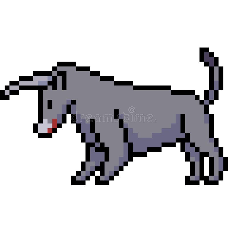 Pixel Bull Stock Illustrations – 1,086 Pixel Bull Stock Illustrations ...