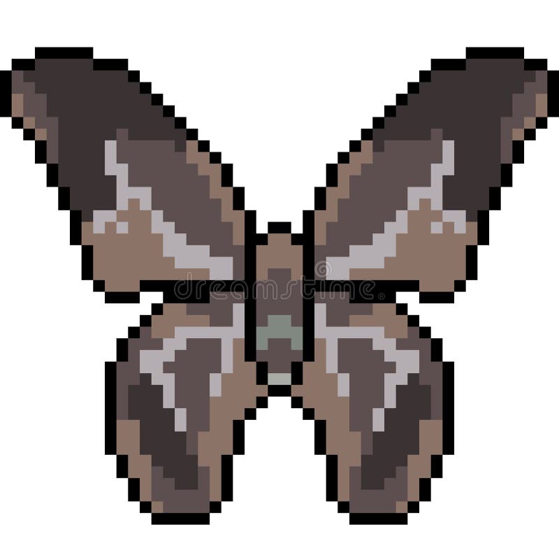 Butterfly Pixel Stock Illustrations – 569 Butterfly Pixel Stock ...