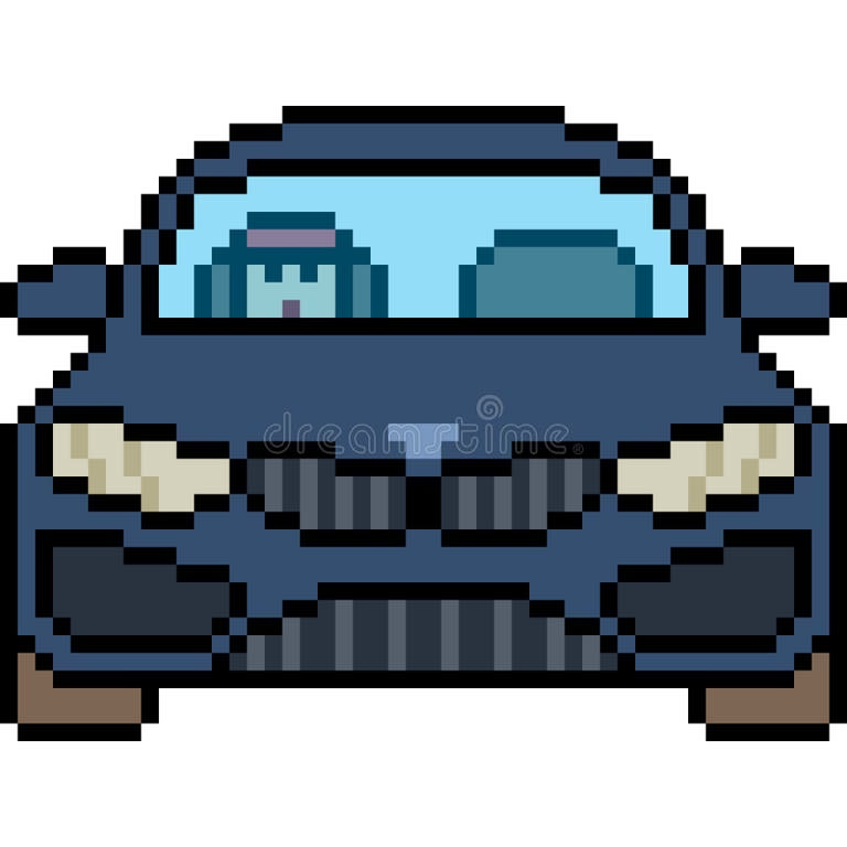 Pixel Art Driver Stock Illustrations – 200 Pixel Art Driver Stock ...