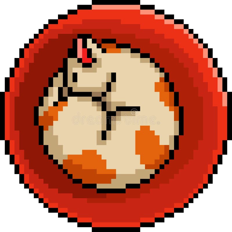 Vector Pixel Art Cat Sleep Curl Stock Vector - Illustration of white ...