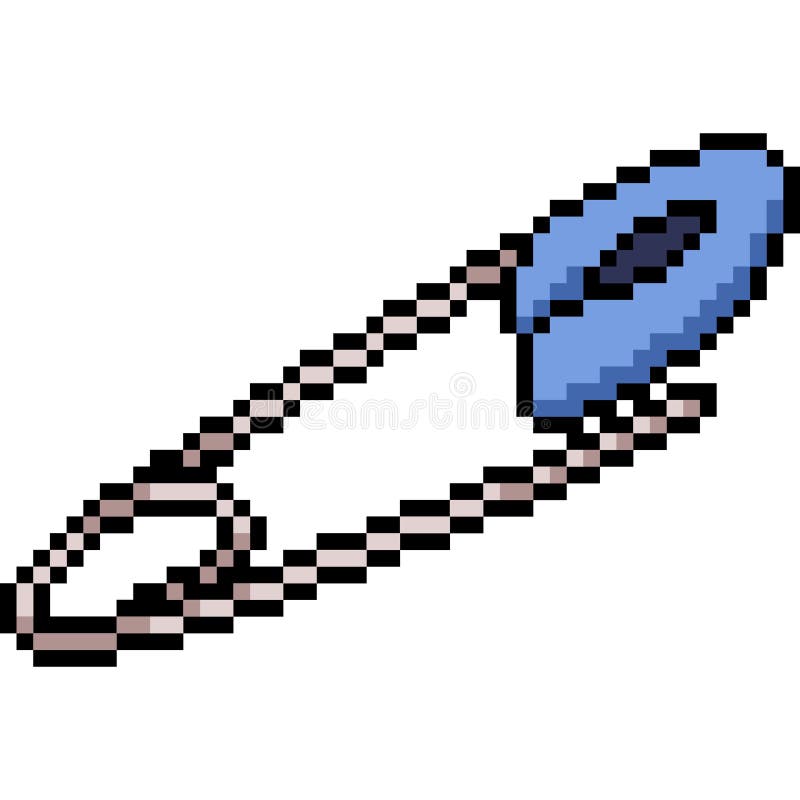 Vector pixel art clip stock vector. Illustration of cartoon - 165813501