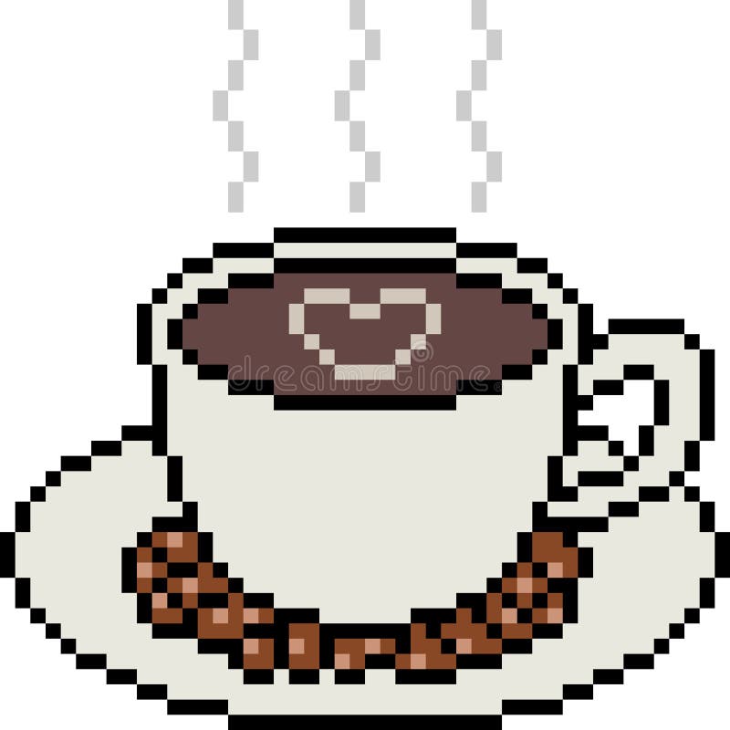 Pixel Coffee Stock Illustrations – 1,768 Pixel Coffee Stock ...