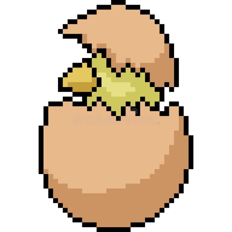 Pixel Art Egg Stock Illustrations – 748 Pixel Art Egg Stock ...
