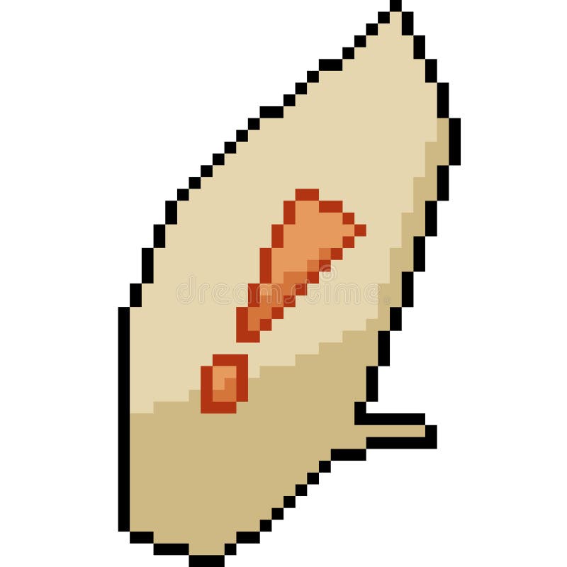 Vector Pixel Art Exclamation Mark Stock Vector - Illustration of snap ...