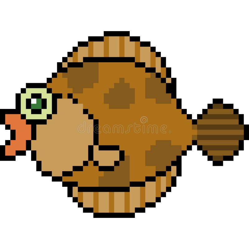 Small Fish Pixel Art