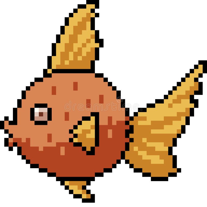 Pixel Art Fish Stock Illustrations – 1,189 Pixel Art Fish Stock ...