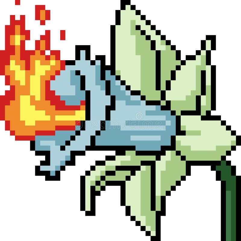 Pixel Fire Art Stock Illustrations – 1,514 Pixel Fire Art Stock ...