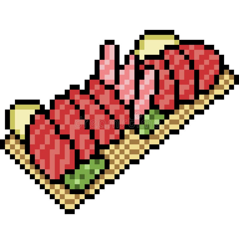 Pixel Art Meat Stock Illustrations – 613 Pixel Art Meat Stock ...